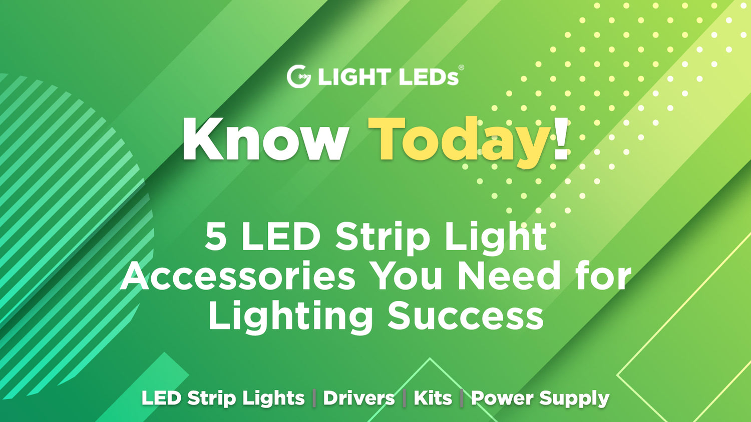 5 LED Strip Light Accessories You Need for Lighting Success – G Light LEDs