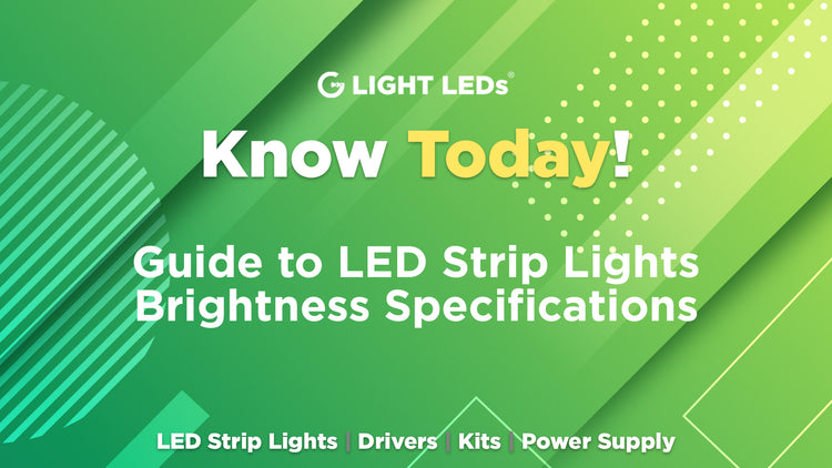 Guide to LED strip lights brightness – G Light LEDs