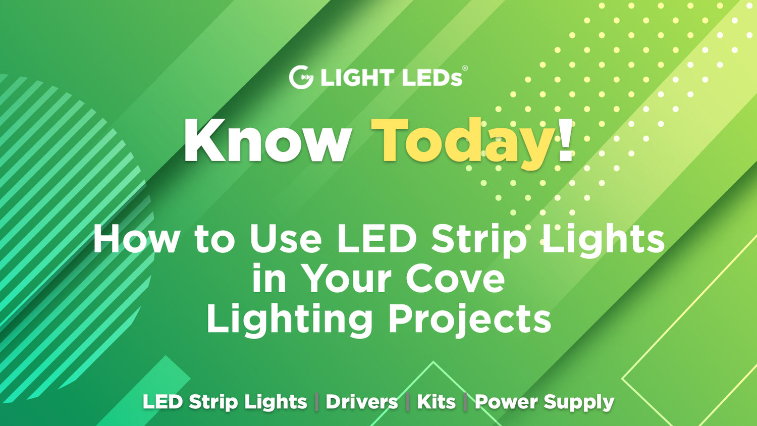 How to Use LED Strip Lights in Your Cove Lighting Projects | G LIGHT L ...