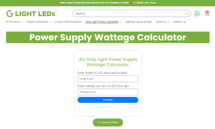 A Guide to Choosing the Right LED Strip Light Power Supply – G Light LEDs