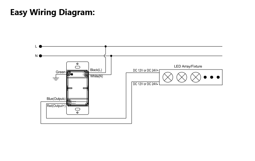 G-Luminex Dimmer and Driver in one Switch 60Watts 12V and 24V Compatib ...