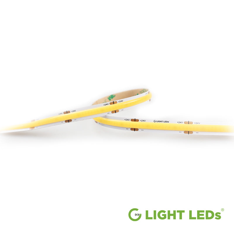 12V & 24V G Light COB LED Strip Light IP30 & IP67 Waterproof UL-Listed ...